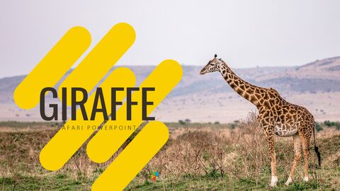 Giraffe Best Google Slides|Animal