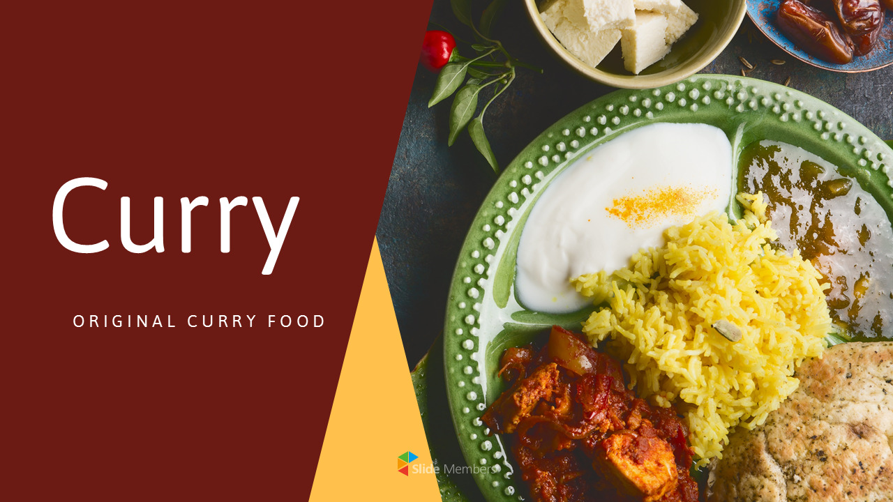 Curry team presentation template|Food|Google Slides
