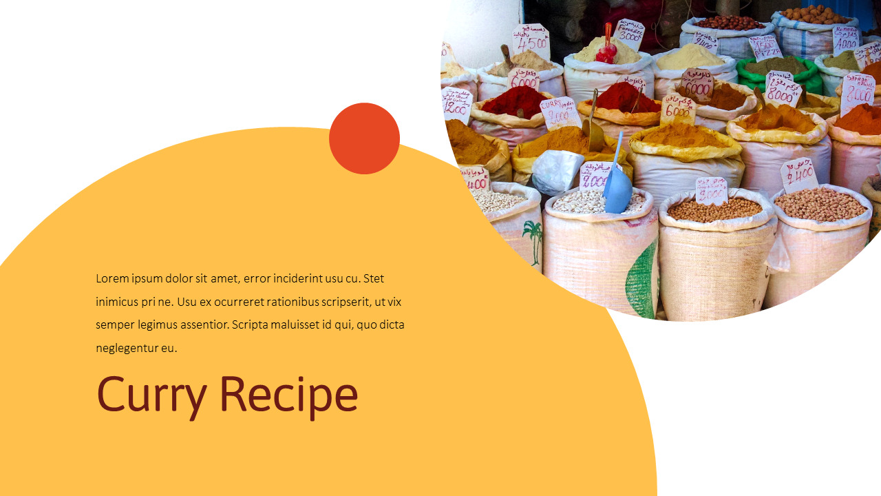 Curry team presentation template|Food|Google Slides