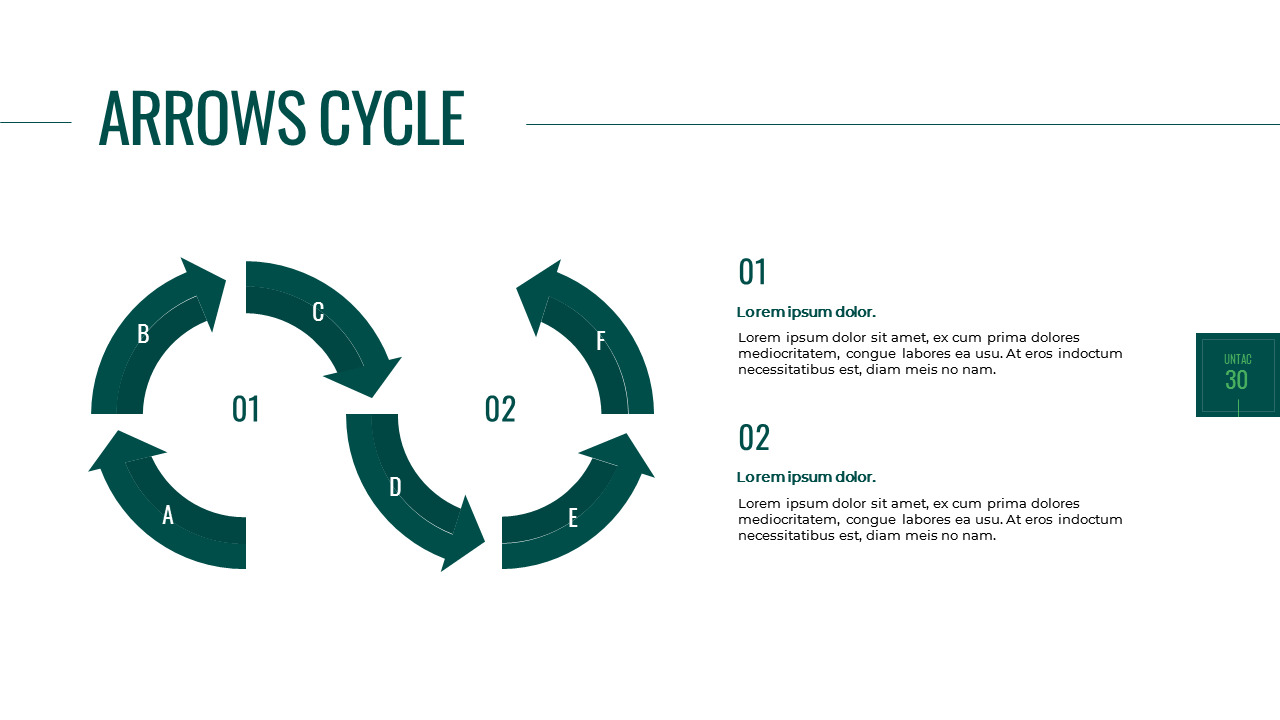 Untact Life slide template