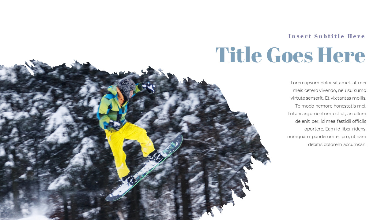 Winter Snowboard Google PowerPoint Presentation|Sports|Slides