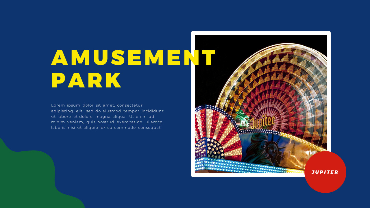 Fairground Easy Google Slides|Lifestyle
