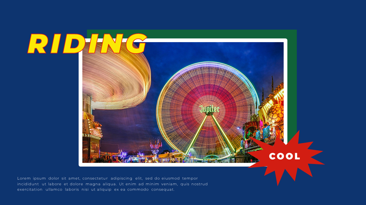 Fairground Easy Google Slides|Lifestyle
