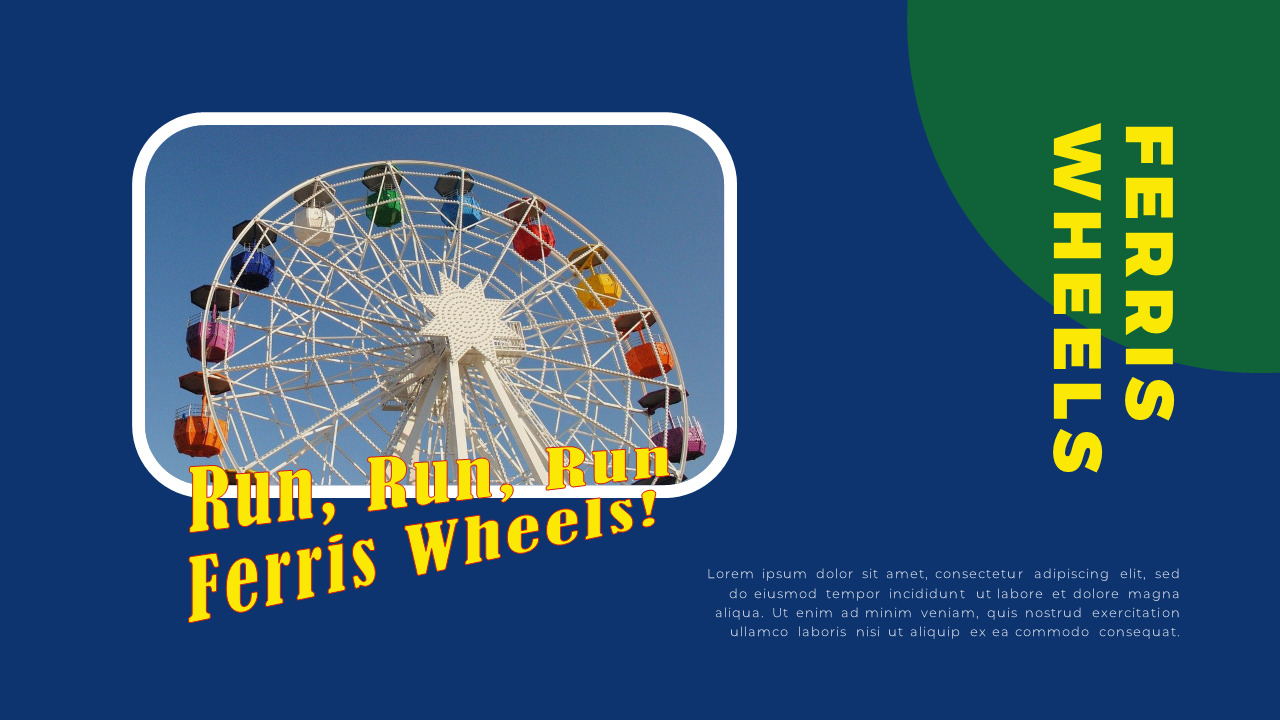 Fairground Easy Google Slides|Lifestyle