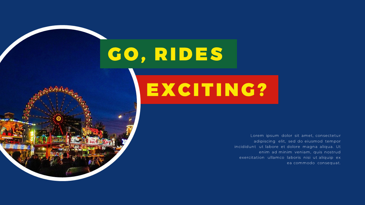 Fairground Easy Google Slides|Lifestyle