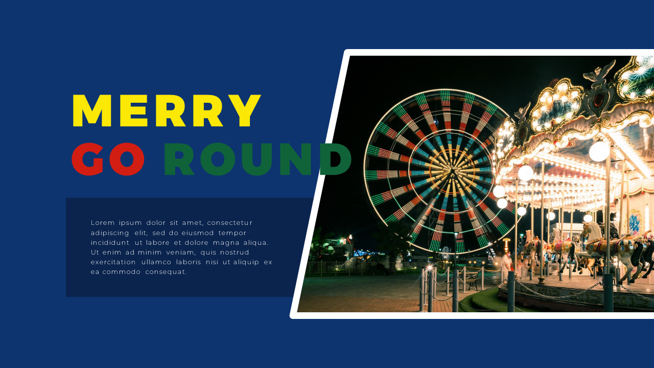 Fairground Easy Google Slides|Lifestyle