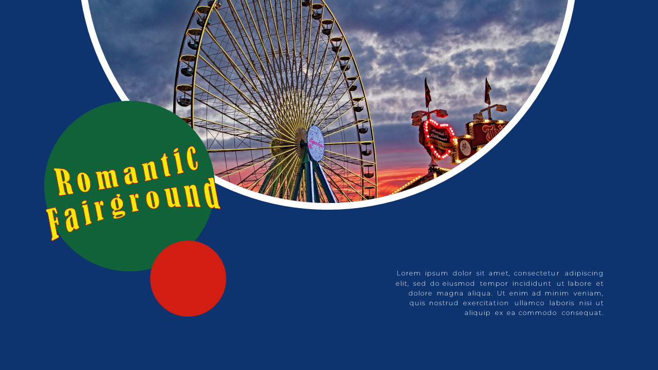 Fairground Easy Google Slides|Lifestyle