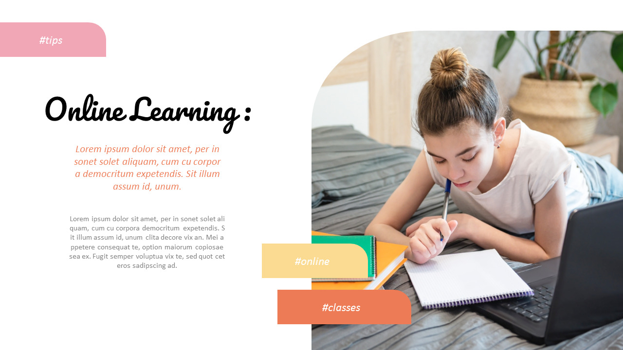 Online Class Easy Google Slides