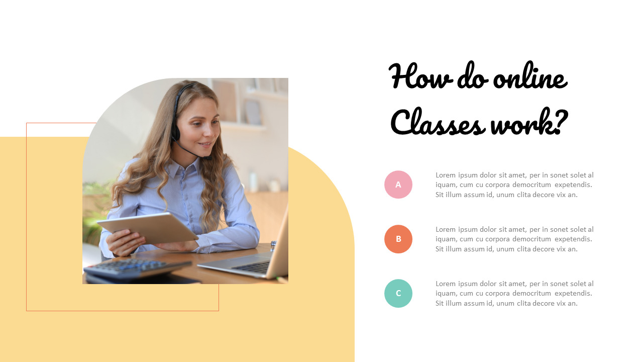 Online Class Easy Google Slides