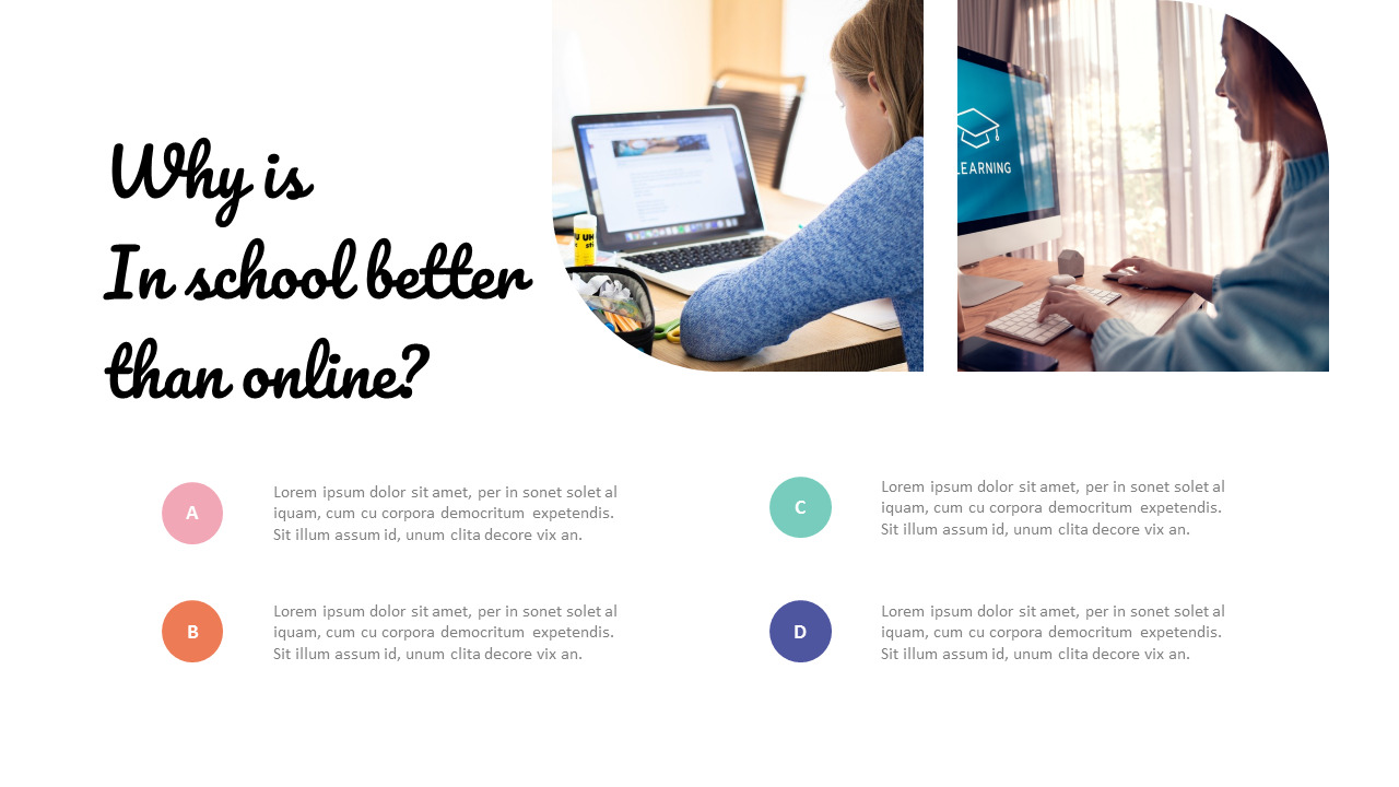 Online Class Easy Google Slides