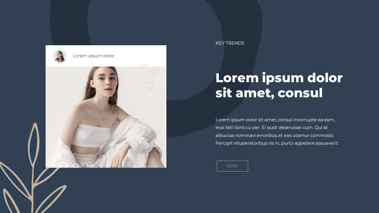 Abstract Style Pitch Deck powerpoint animation template