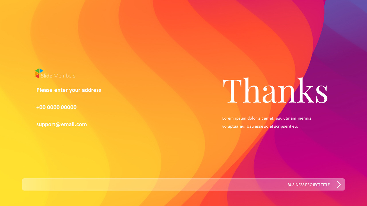 Abstract Wavy Background Creative Business Animated Slides