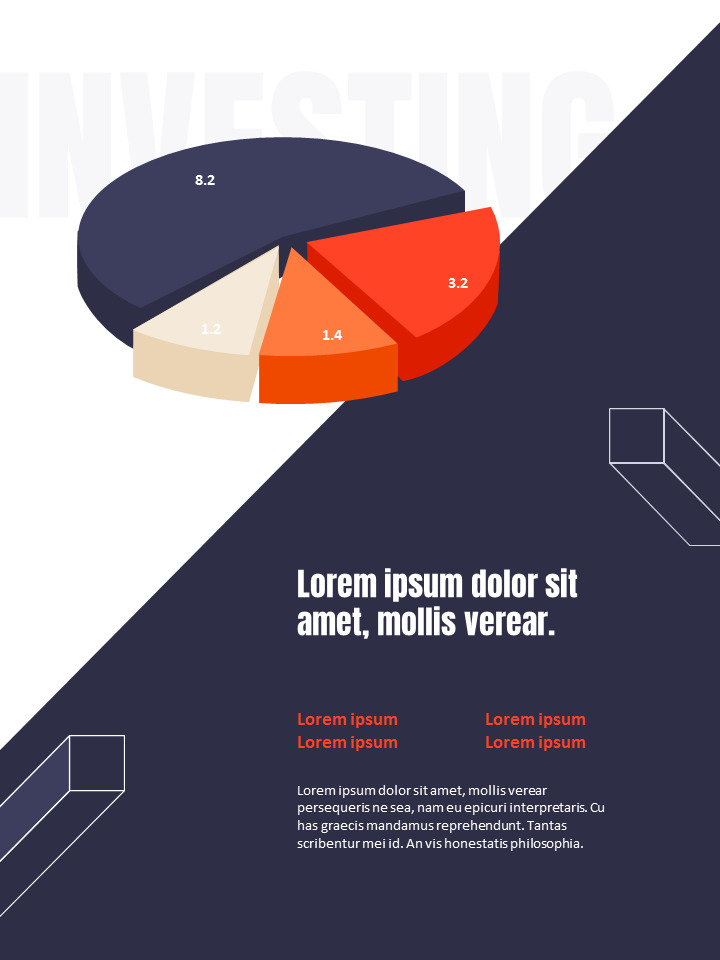Geometric Pattern Company Report Creative Google Slides