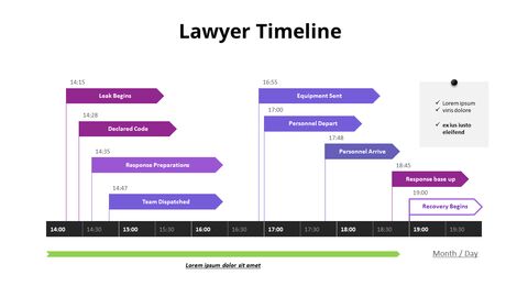 Lawyer Timeline|Tables|Diagram