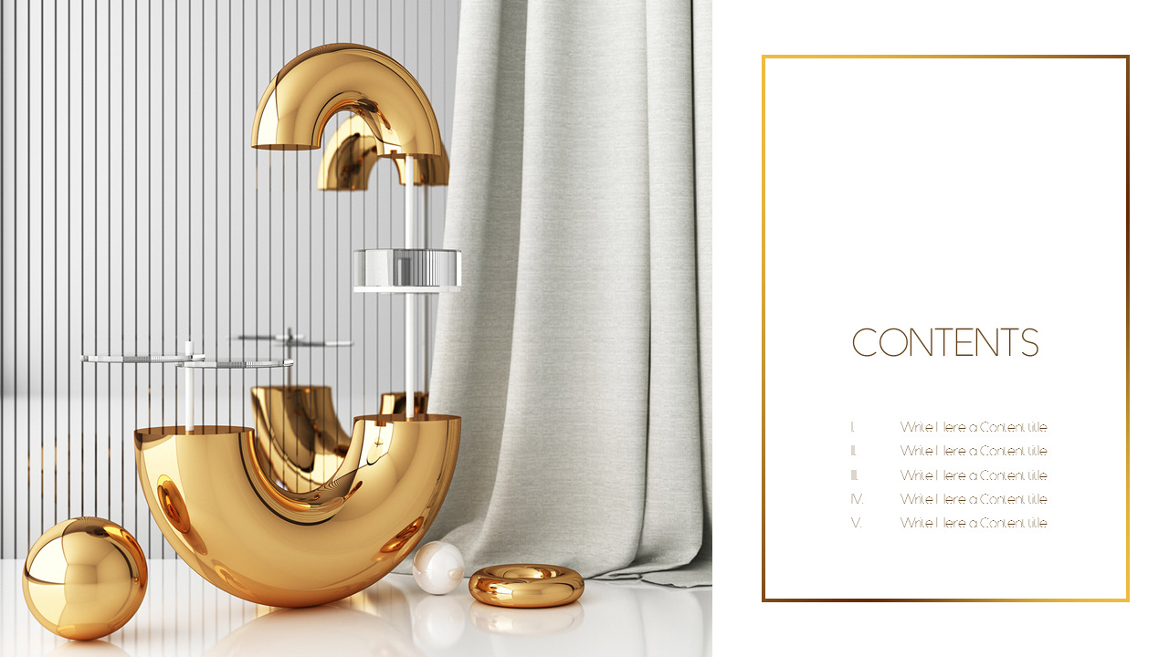 3d Rendering Display Easy PowerPoint Design