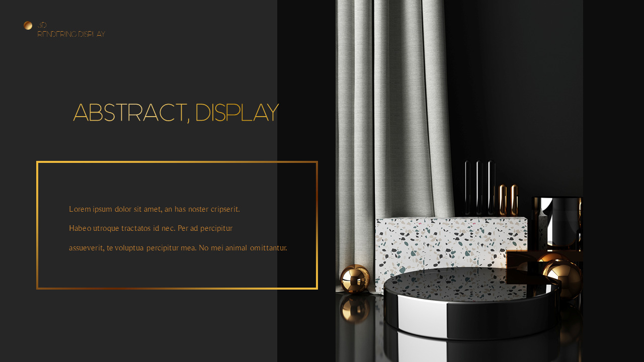 3d Rendering Display Easy PowerPoint Design