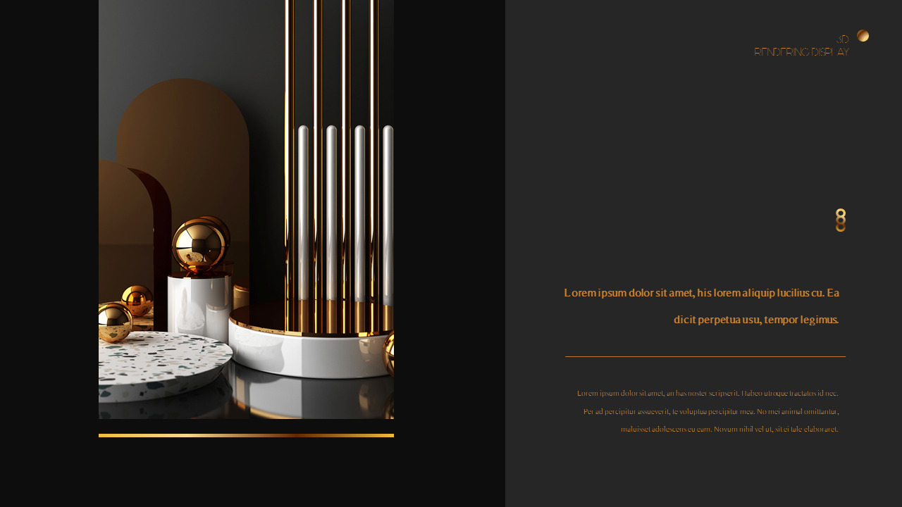 3d Rendering Display Easy PowerPoint Design