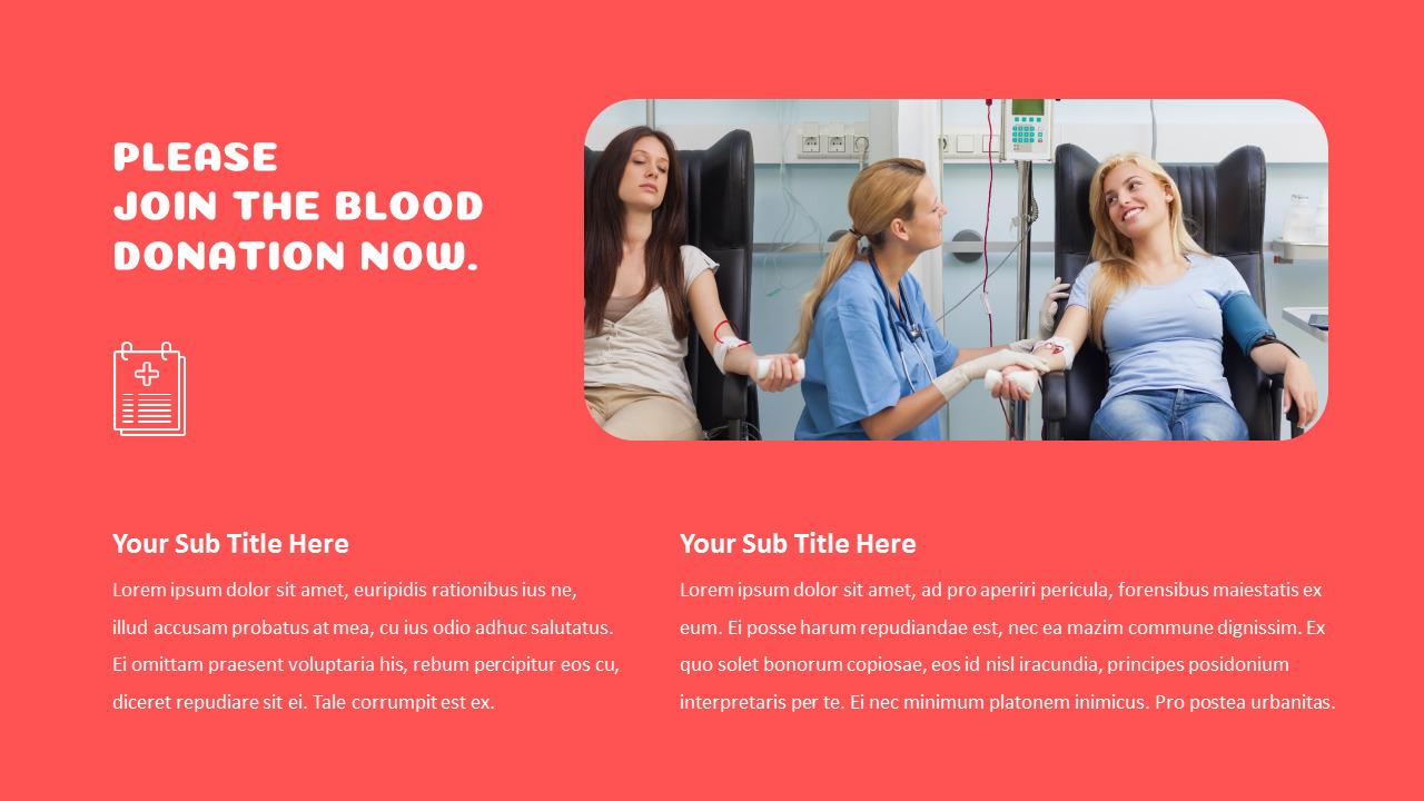 Blood Donation PowerPoint Presentations Samples