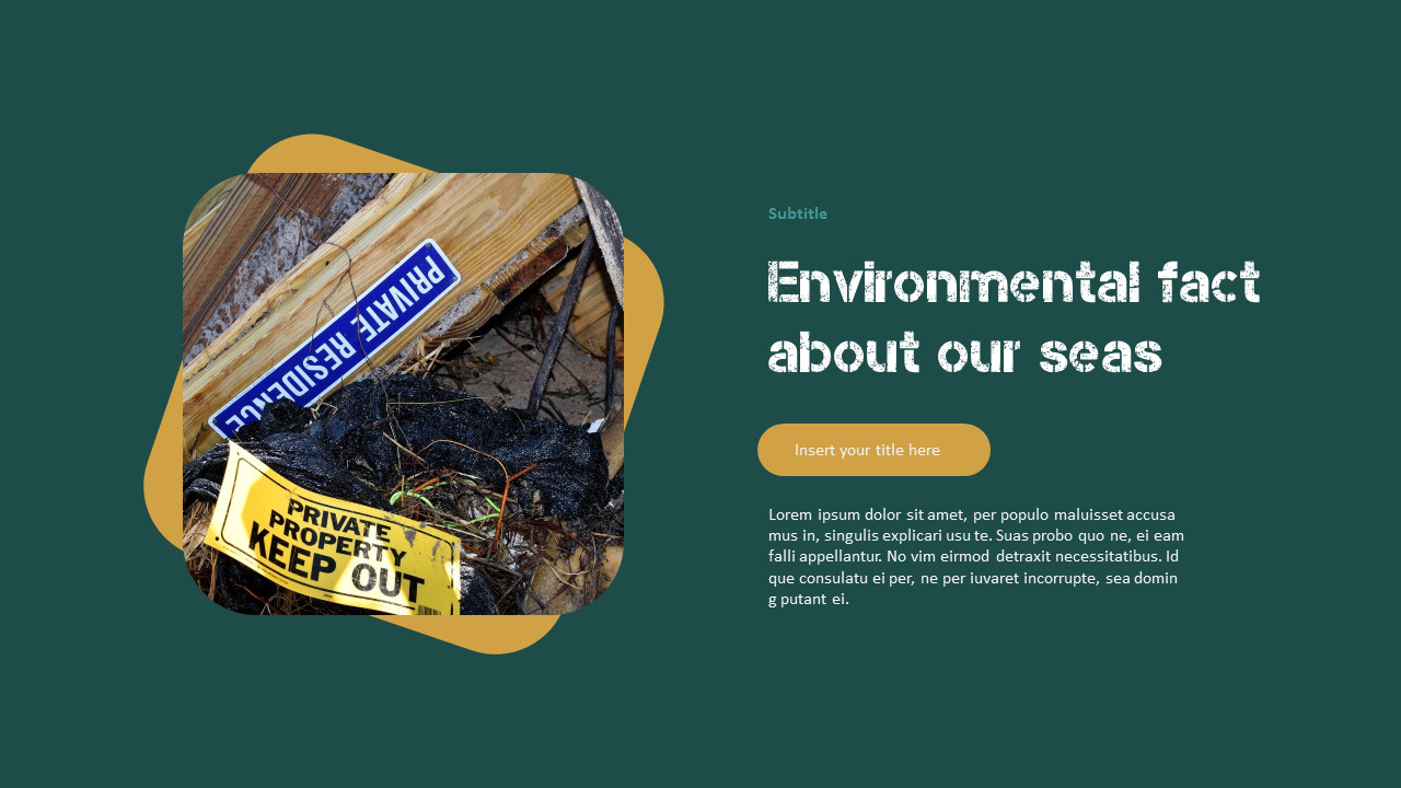 Marine Pollution Startup PPT Templates|Lifestyle
