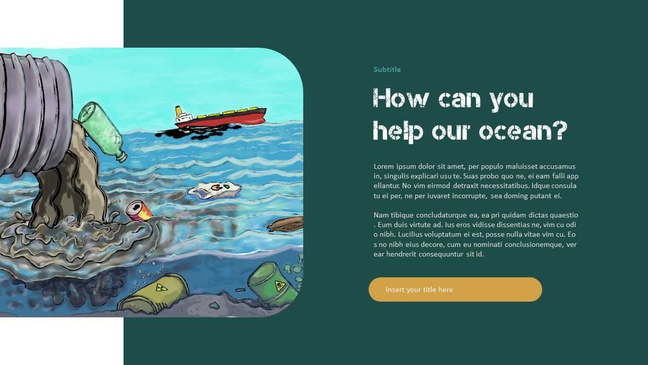 Marine Pollution Startup PPT Templates|Lifestyle