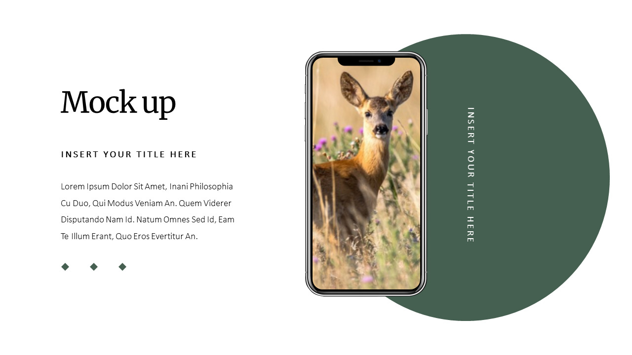 Deer Simple Google Slides Templates|Animal