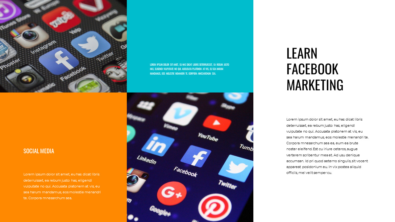 Social Media Marketing Google Slides Presentation Templates