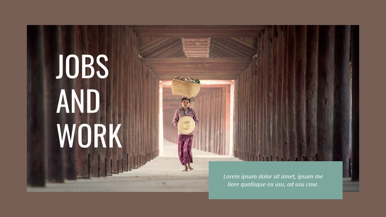 Various jobs Google Presentation Slides