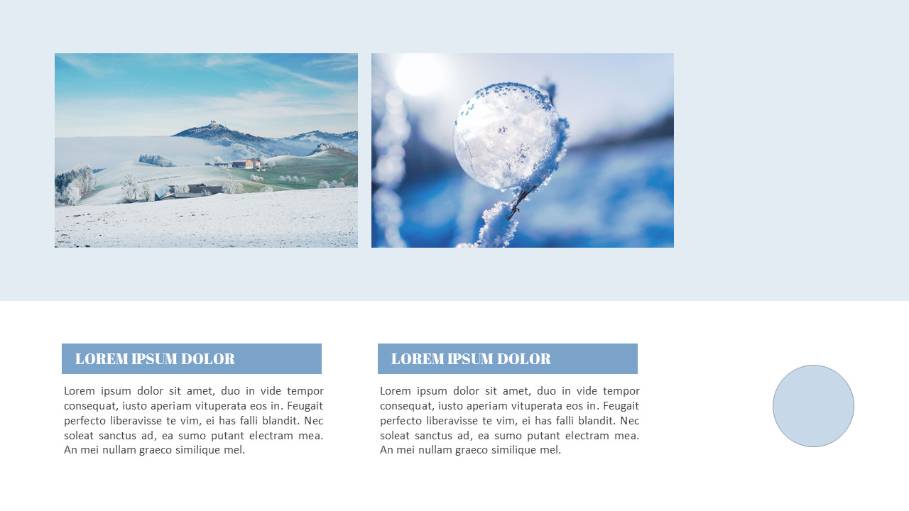 Winter Snow Presentation Google Slides Templates|Nature