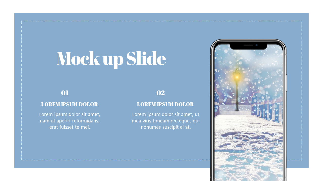 Winter Snow Presentation Google Slides Templates|Nature