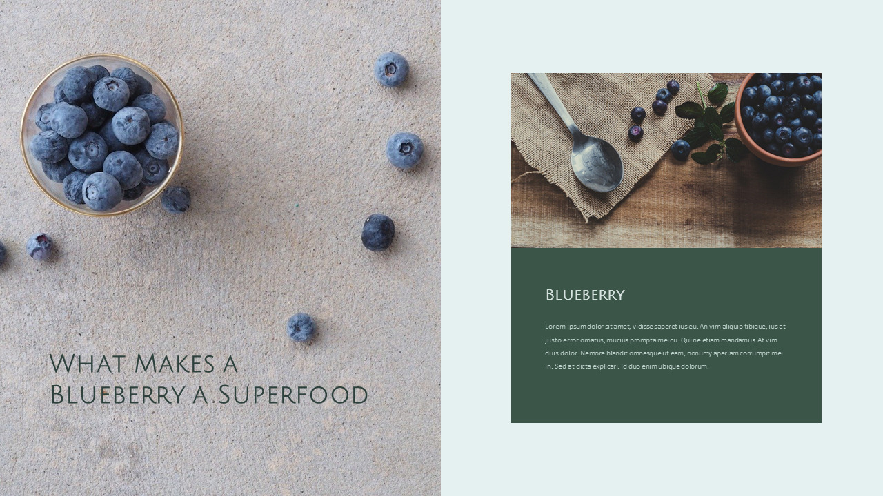 Superfoods Presentation Google Slides Templates