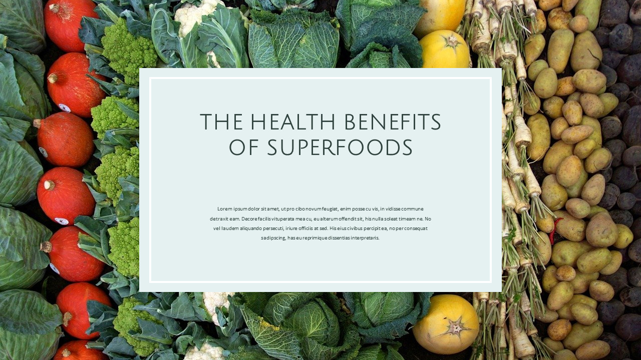 Superfoods Presentation Google Slides Templates