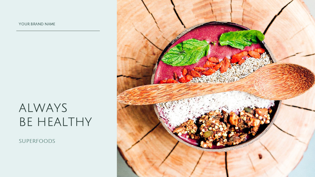 Superfoods Presentation Google Slides Templates