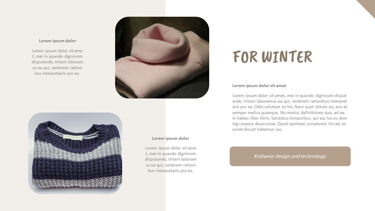 winter clothes Google PPT Templates|Fashion|Slides