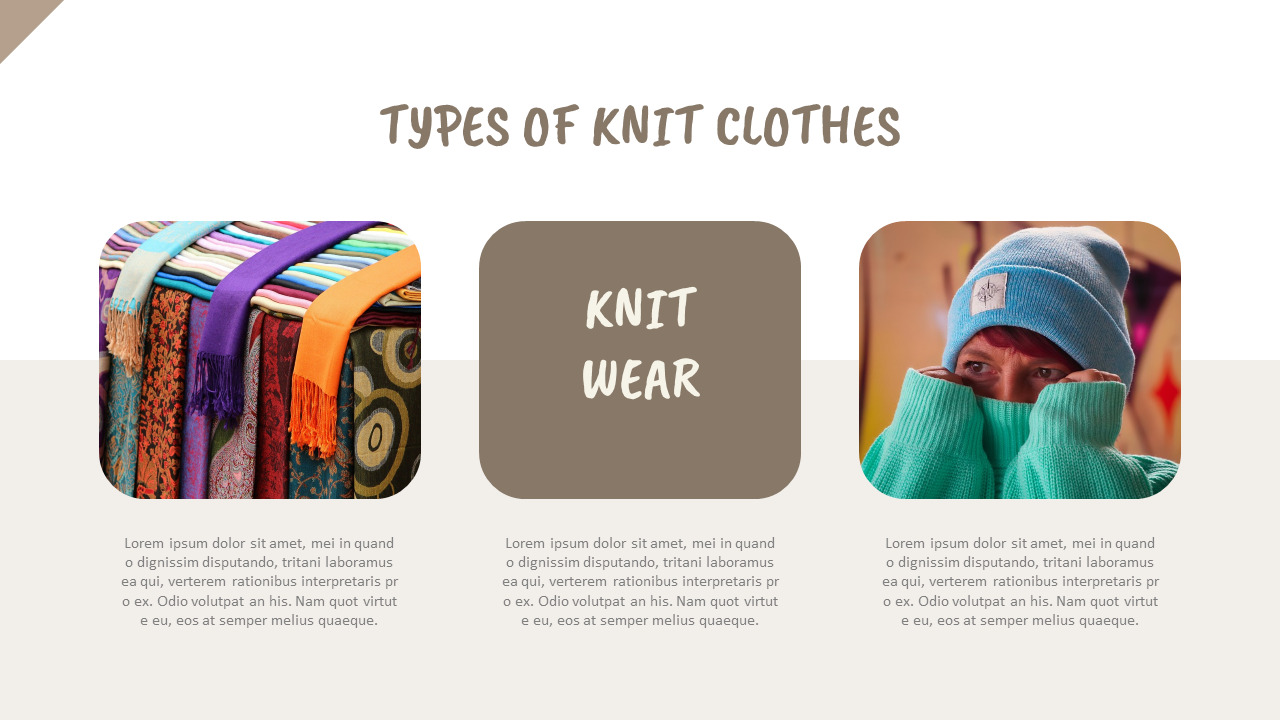 winter clothes Google PPT Templates|Fashion|Slides