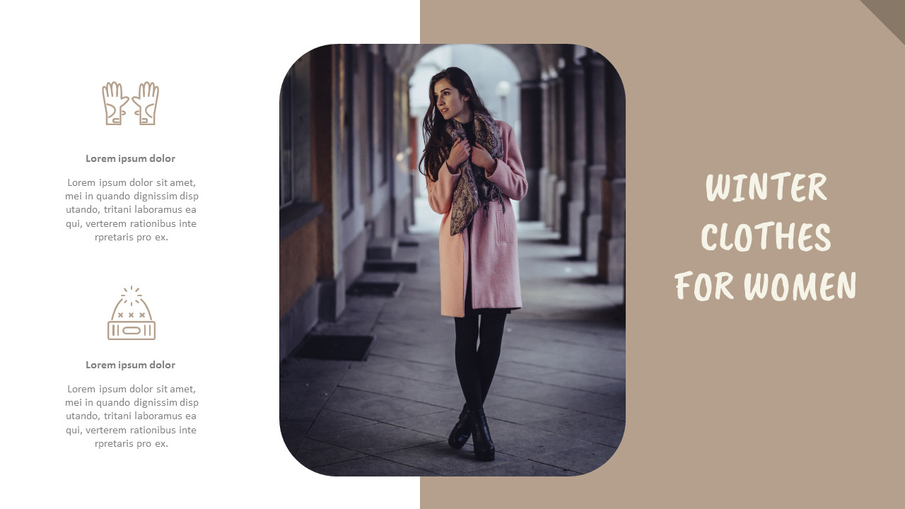 winter clothes Google PPT Templates|Fashion|Slides