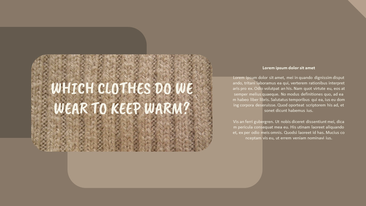 winter clothes Google PPT Templates|Fashion|Slides