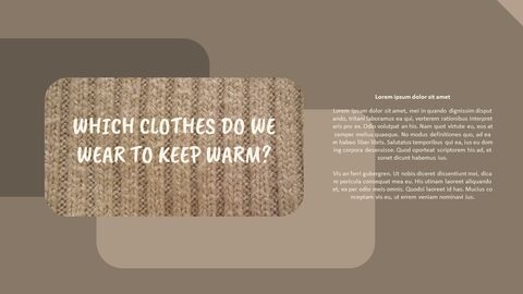 winter clothes Google PPT Templates|Fashion|Slides