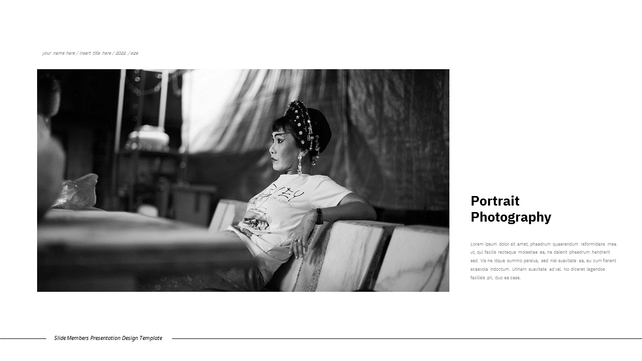 Portrait Photography presentation slide|Job|Google