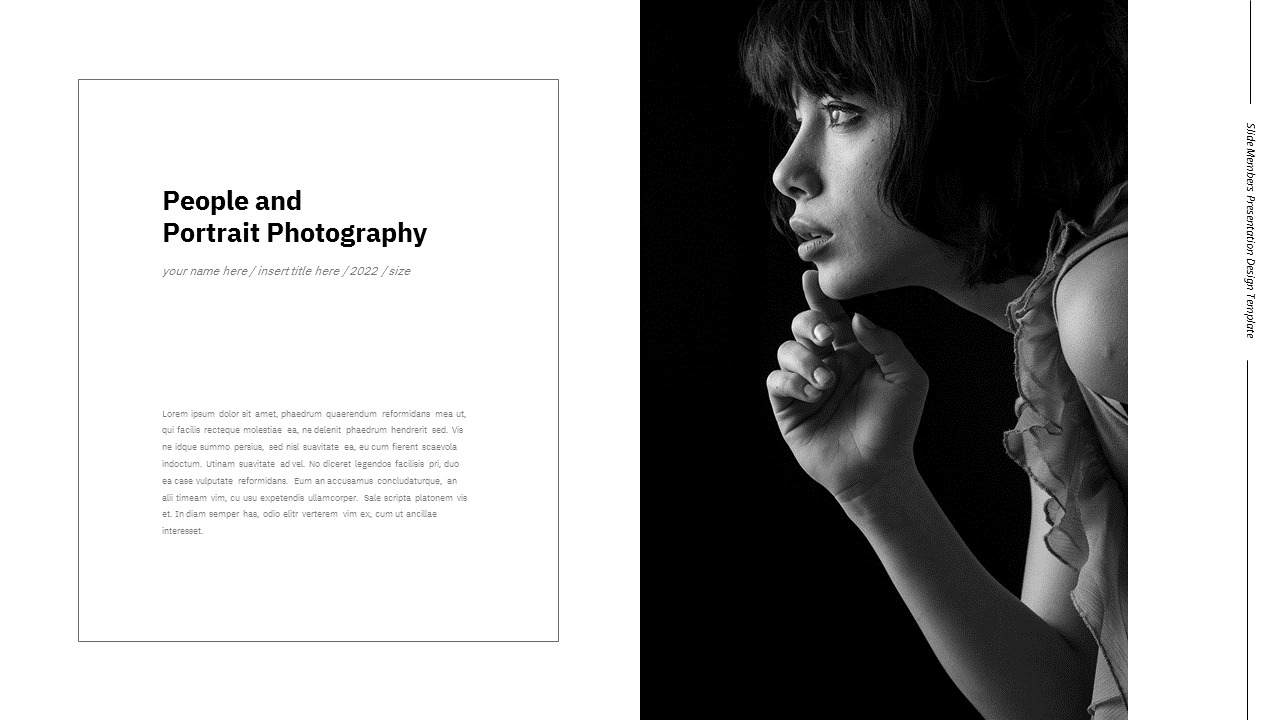 Portrait Photography presentation slide|Job|Google