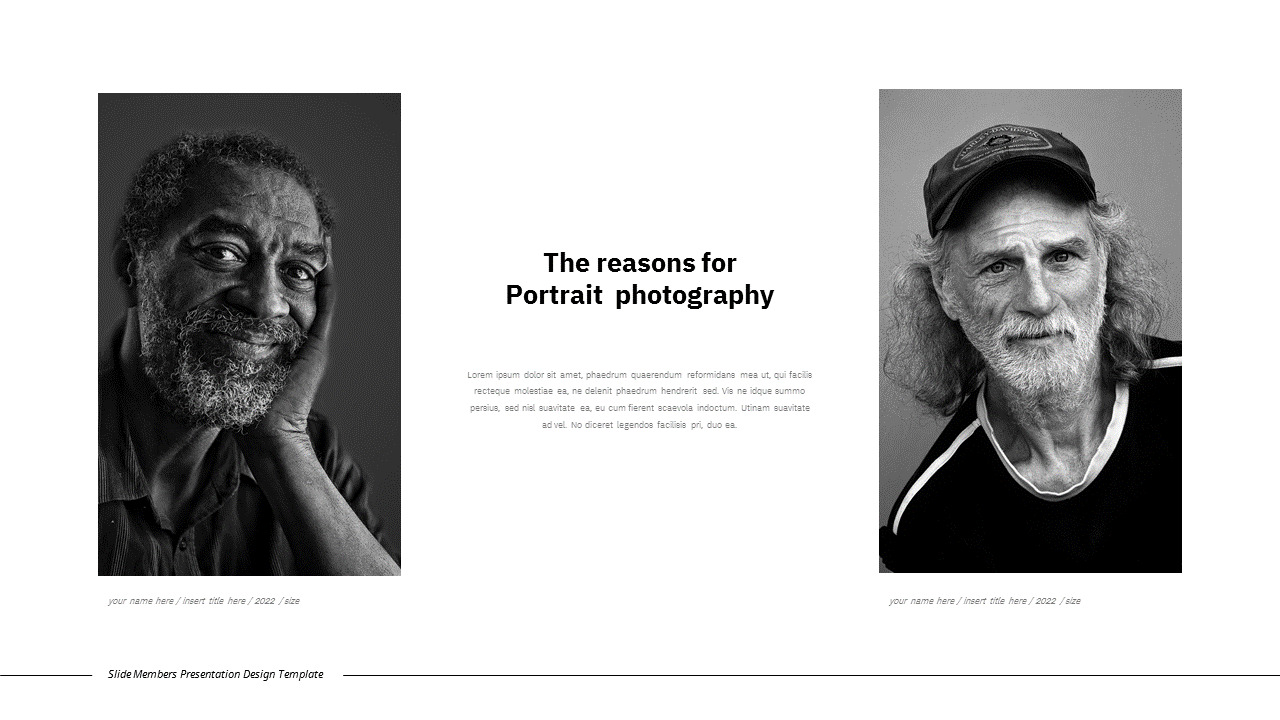 Portrait Photography presentation slide|Job|Google