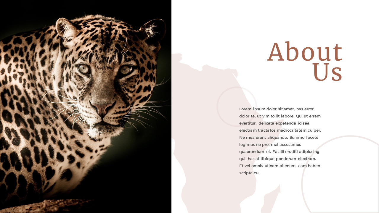 Safari Animals Google Presentation Templates|Slides