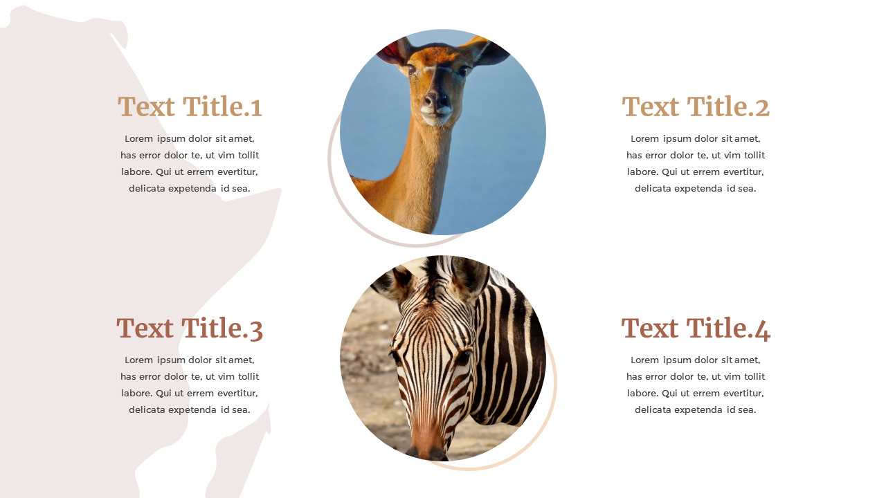 Safari Animals Google Presentation Templates|Slides