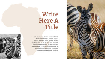 Safari Animals Google Presentation Templates|Slides
