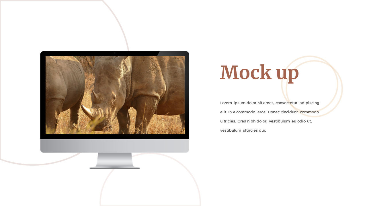 Safari Animals Google Presentation Templates|Slides