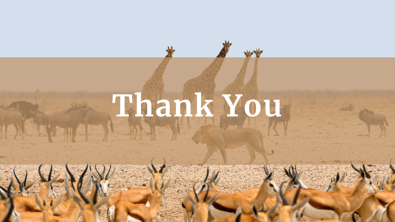 Safari Animals Google Presentation Templates|Slides