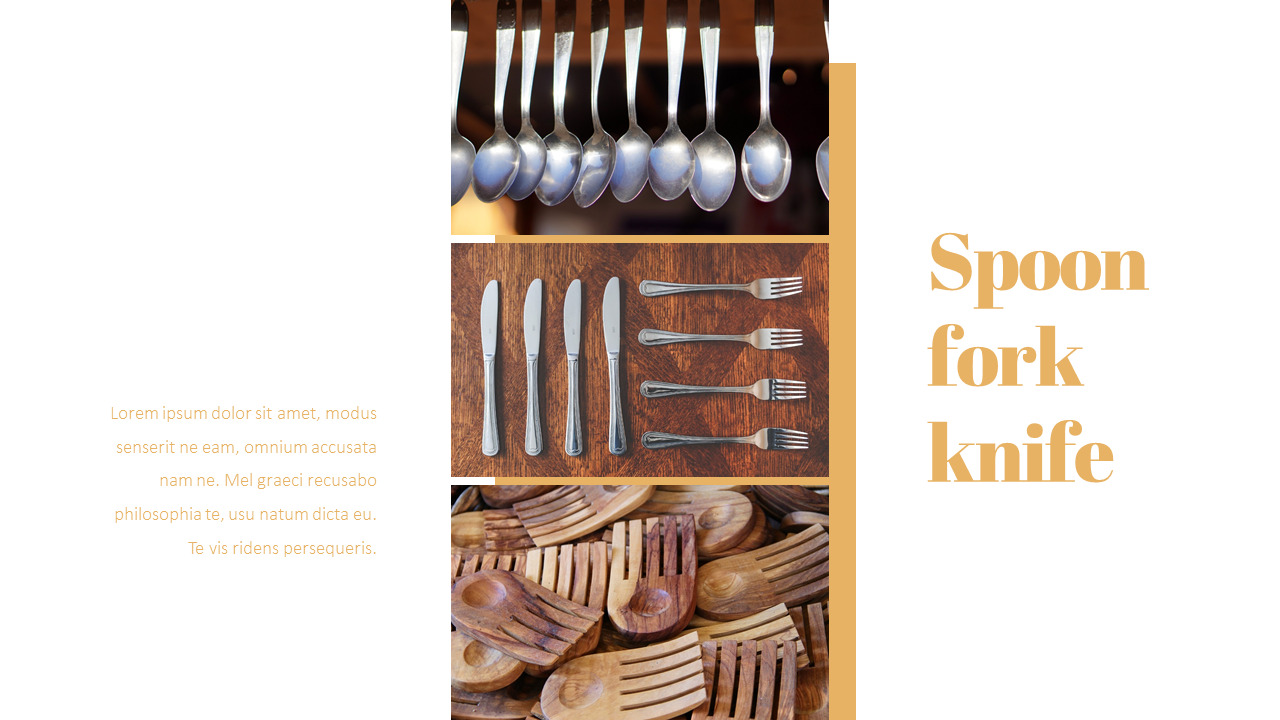 Cutlery Simple Google Slides Templates