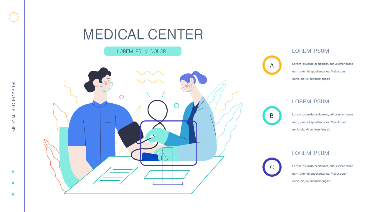 Medical and Hospital Simple Google Slides