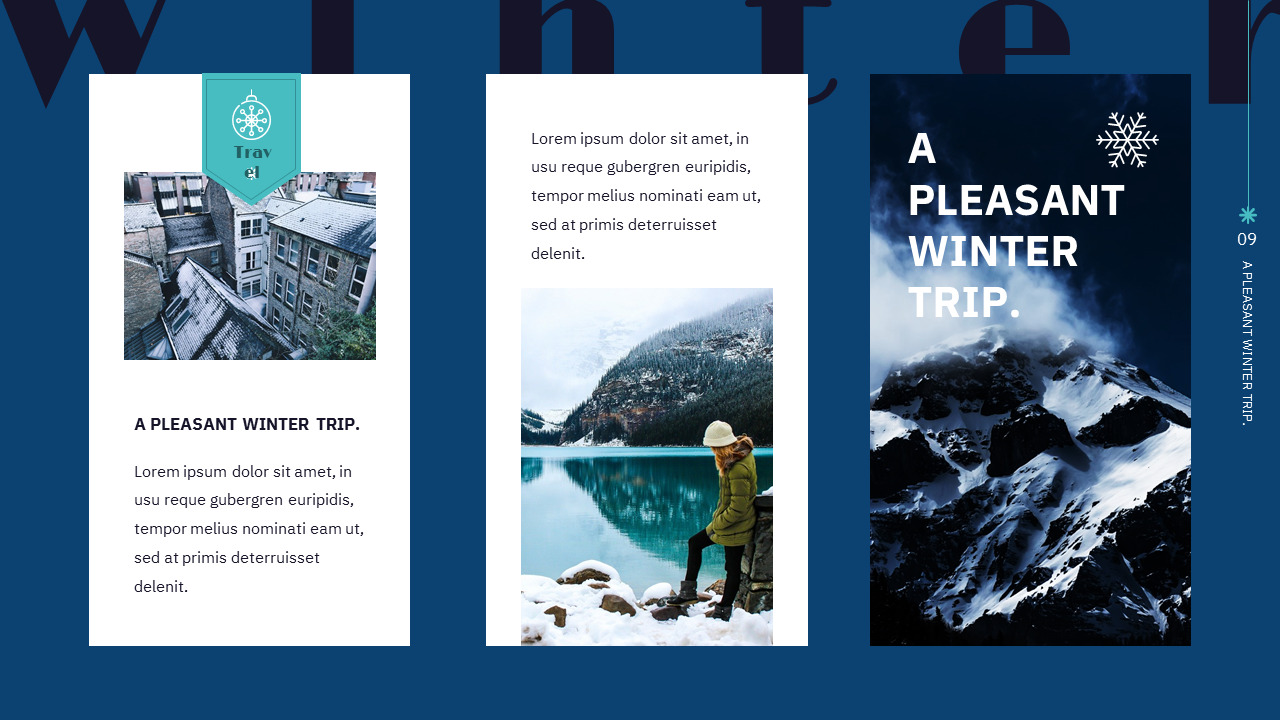 Winter Travel Google Slides Presentation