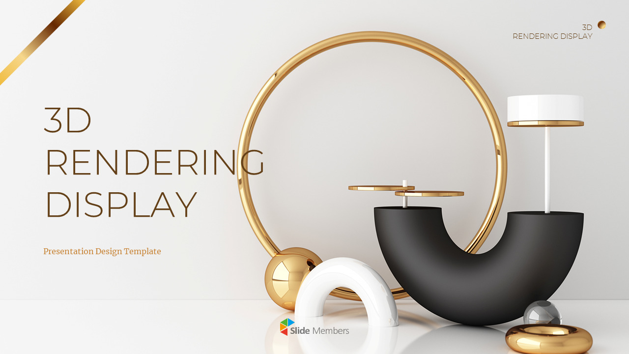 3d Rendering Display PowerPoint to Google Slides