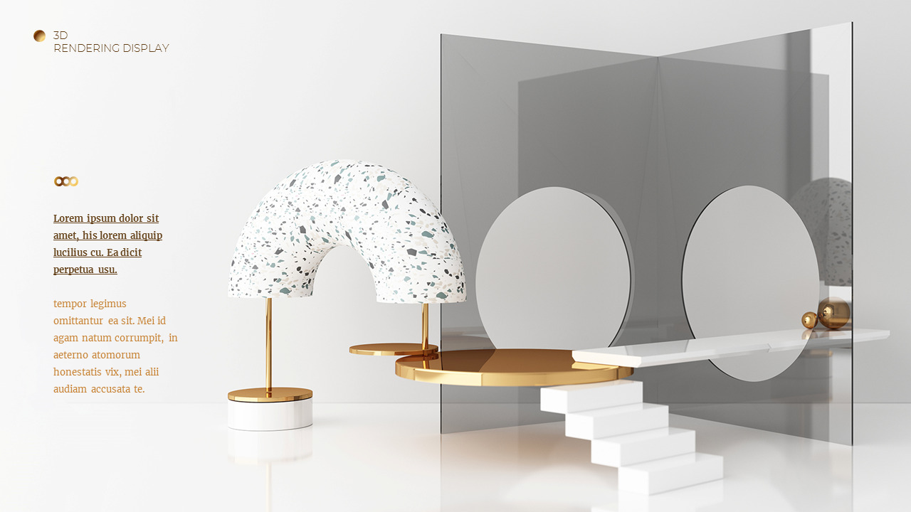 3d Rendering Display PowerPoint to Google Slides